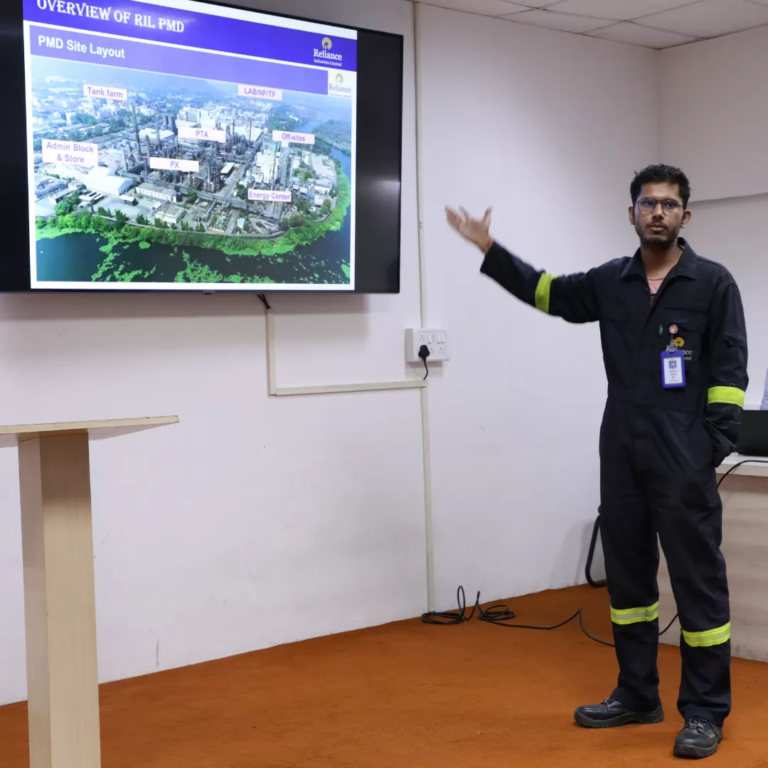 JI Students Visit to Patalganga Petro Chemical Plant - Jio Institute